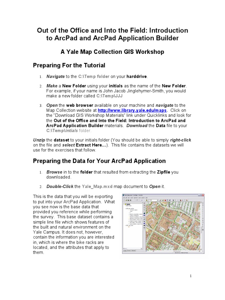 Out of The Office and Into The Field: Introduction To Arcpad and Arcpad Application Builder ...