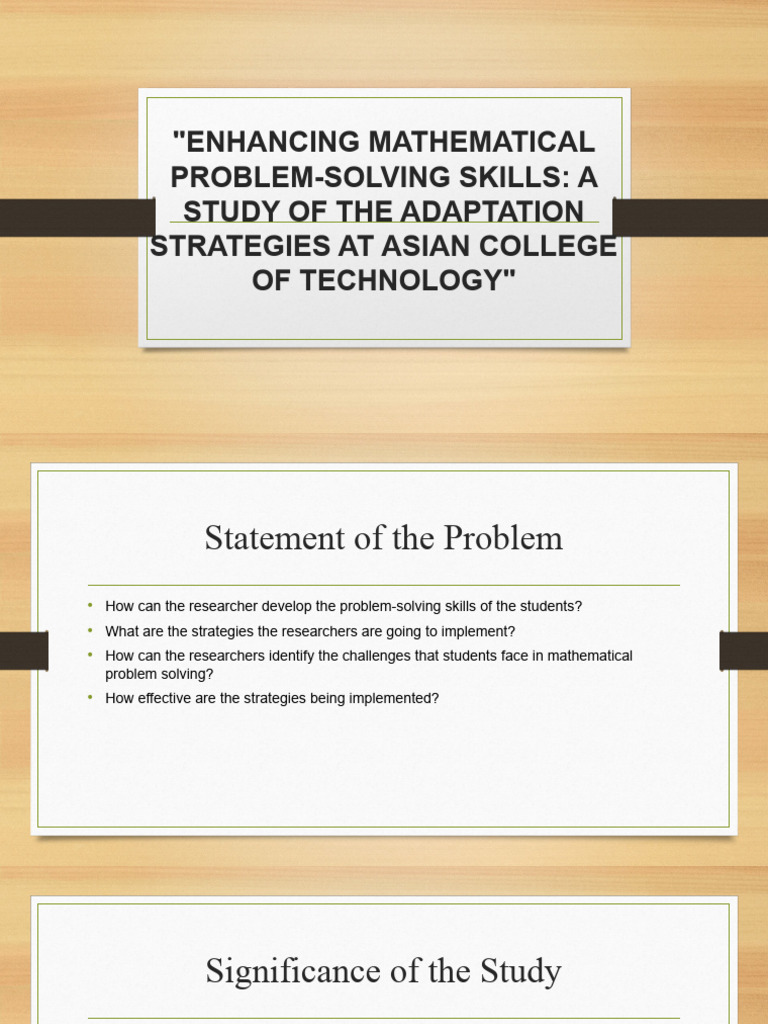 Math Problem-Solving Strategies Study | PDF