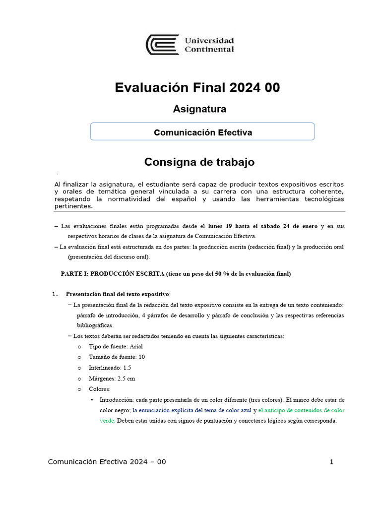 Consigna de Evaluación Final CE | PDF