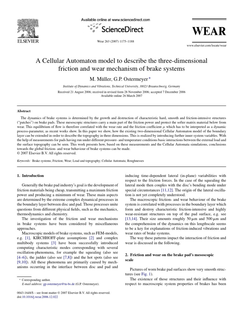 A Cellular Automaton Model To Describe The Three-Dimensional | PDF ...