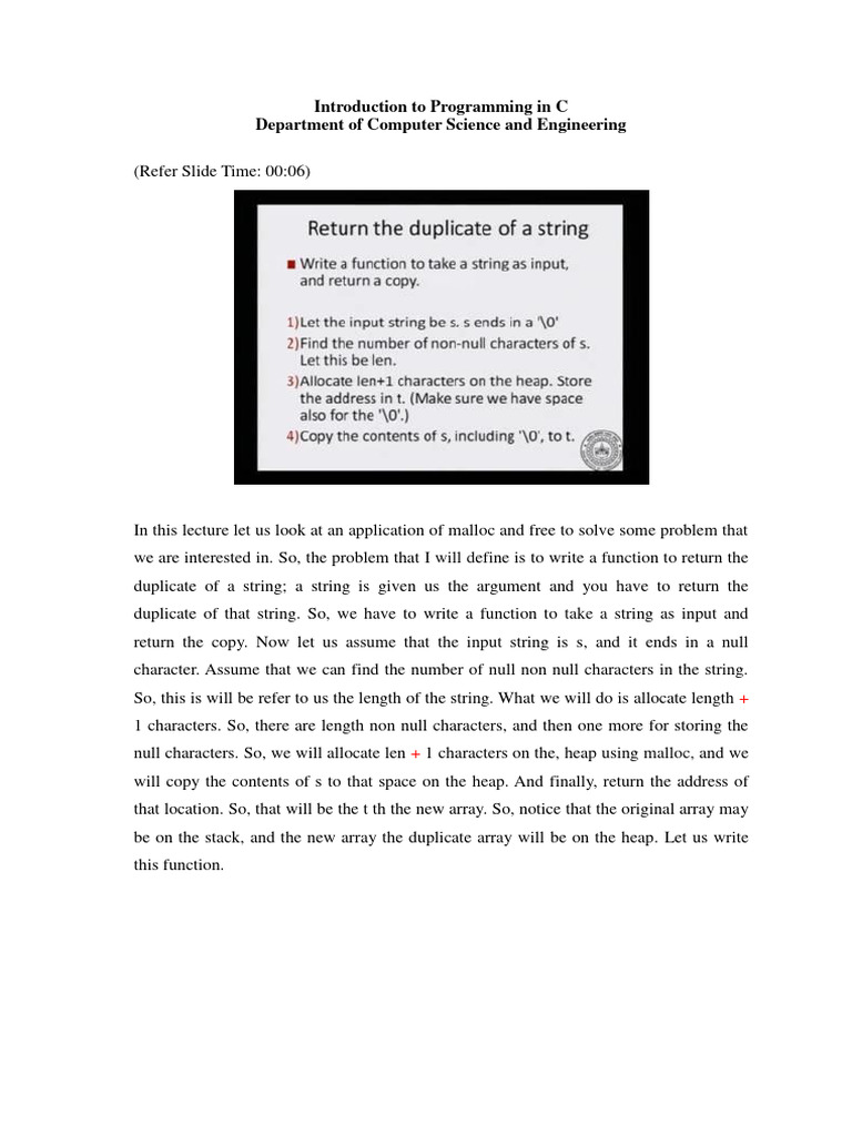 Thermo Pdf Pointer Computer Programming String Computer Science