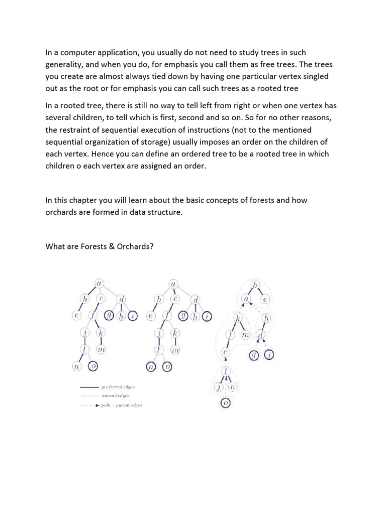 Forests | PDF | Algorithms And Data Structures