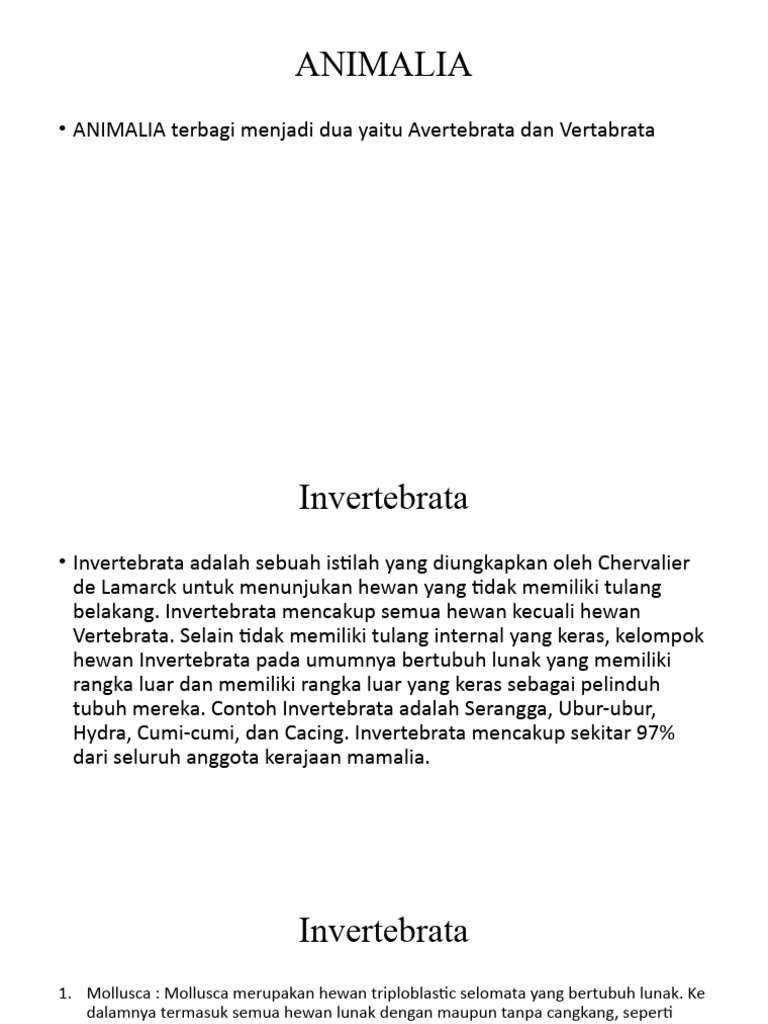 Biologi Animalia | PDF