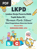 LKPD P.pancasila Kelas 4 - Aturan Di Lingkungan Sekitar | PDF