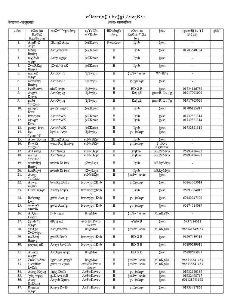 Haluaghat Upazila Information Guide | PDF