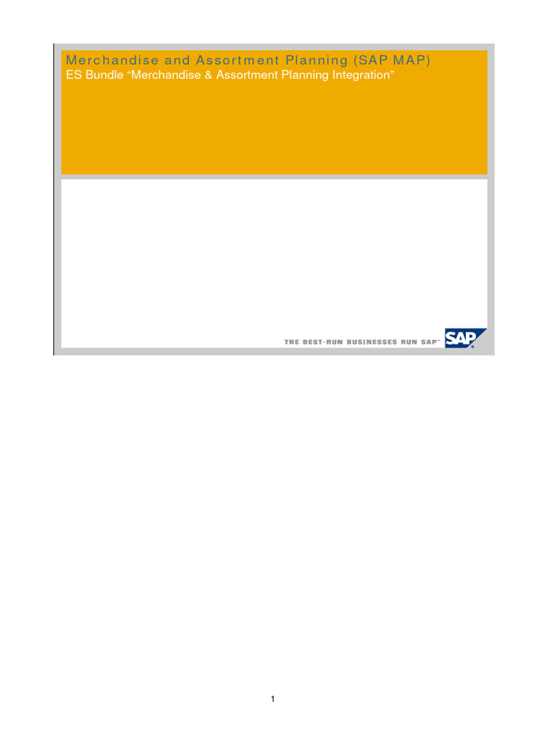 Sap Retail Merchandisingandassortment | PDF | Sales | Retail