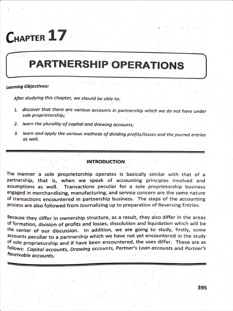 Partnership Operations | PDF