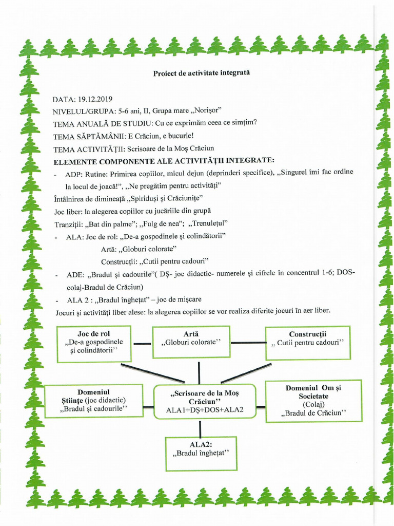 Proiect de Activitate-Integrată Matematica Joc Didactic | PDF