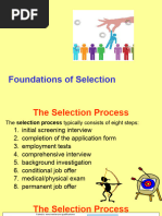 HR Selection Process Overview | PDF | Background Check | Validity ...