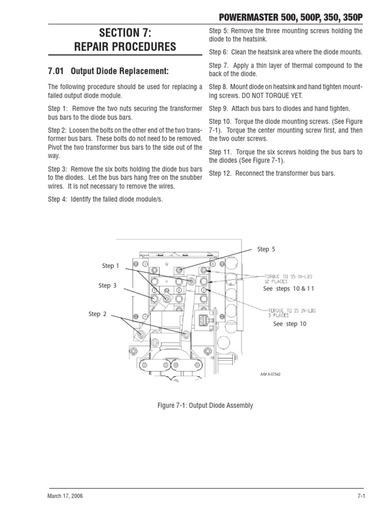 0-4756A Power Master 500P - 500 - 350p - 350 (S) Pgs 67-132 | PDF | Screw | Electrical Components