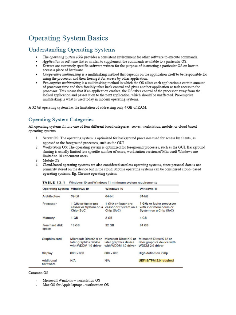 Operating System | PDF | Operating System | Process (Computing) Operating System | PDF | Operating System | Process (Computing)