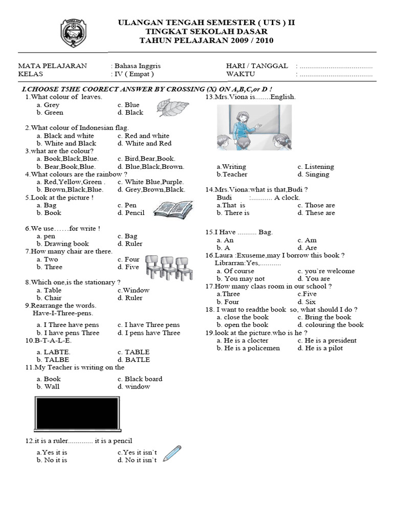 Soal Bhs. Inggris | PDF