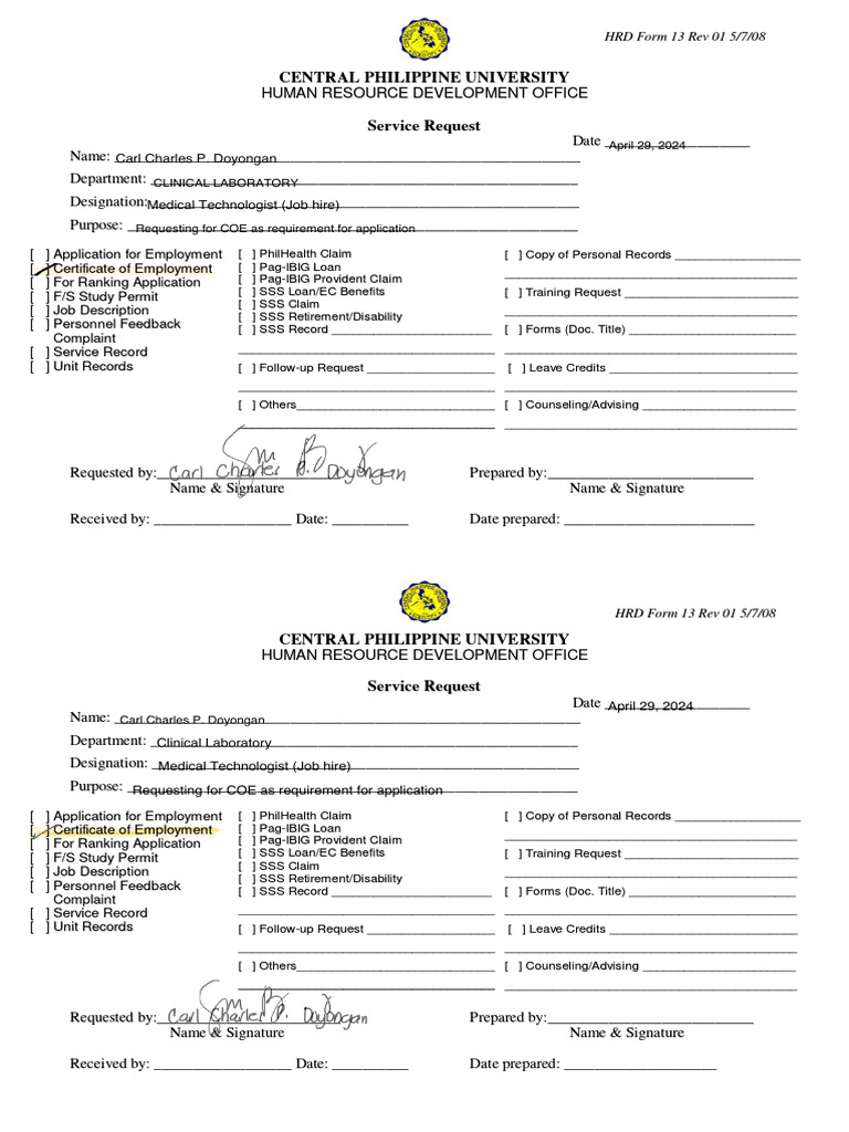 Service Request | PDF | Government | Business