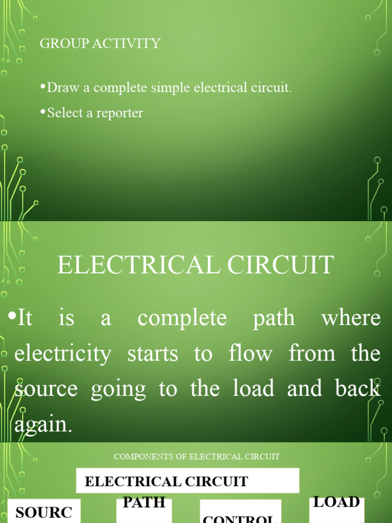 Simple Electrical Circuit Overview | PDF | Science & Mathematics ...