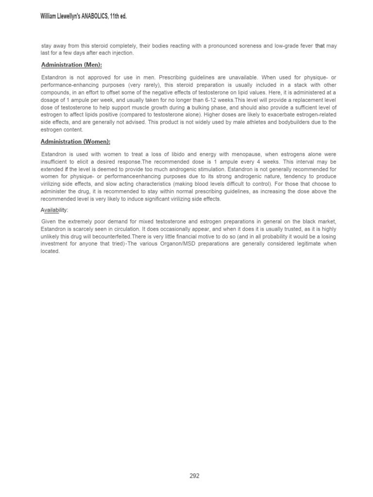 William Lllewellyn's Anabolics, 11th Edition 2017 301 330 | PDF | High ...