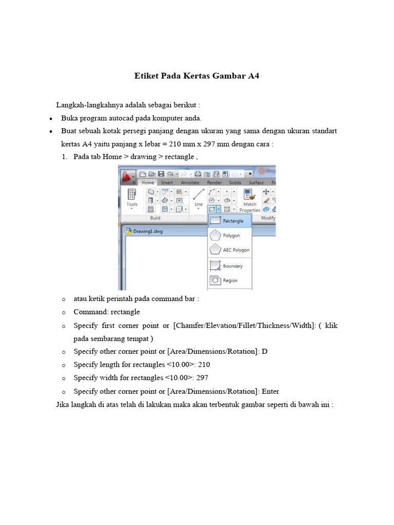 Etiket Pada Kertas Gambar A4 | PDF