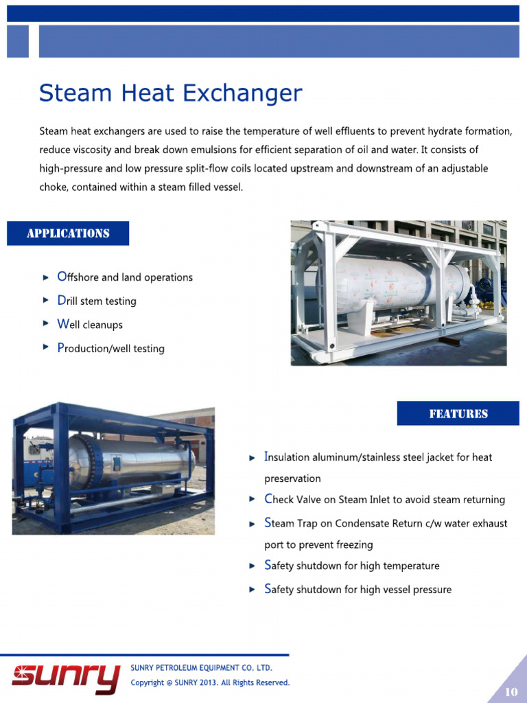 Steam Heat Exchanger | PDF