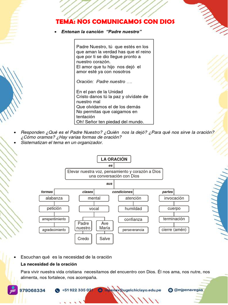 Nos Comunicamos Con Dios | PDF | orador del Señor | Oración