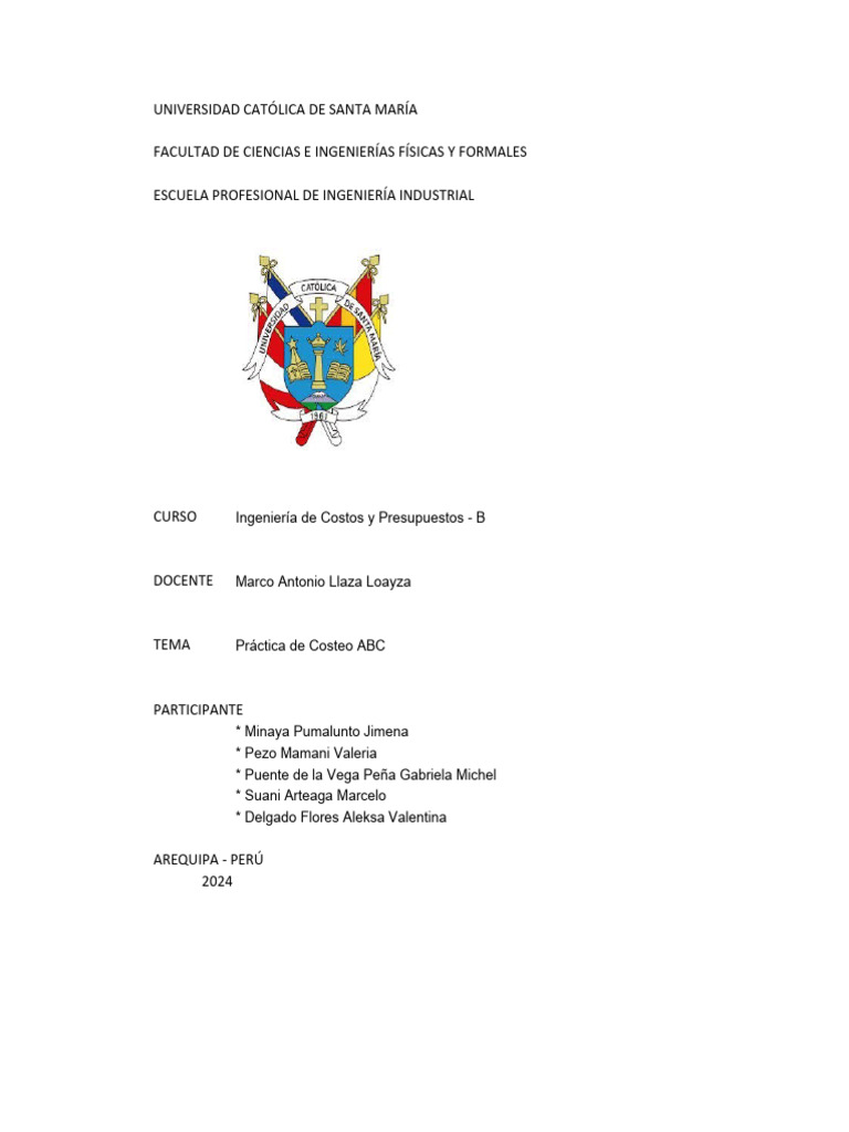 Costeo ABC Caso 2 | PDF | Business | Economias