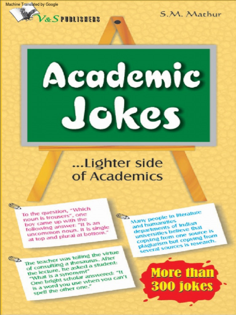 Academic Jokes. Lighter Side of Academics (PDFDrive) | PDF