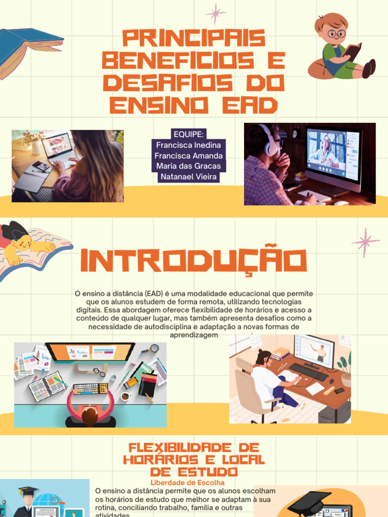 Principais Beneficios E Desafios Do Ensino Ead Pdf Educação à
