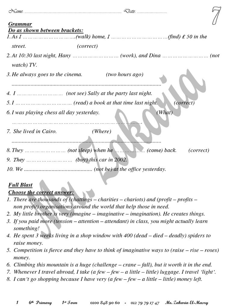 Grammar Do As Shown Between Brackets | PDF | Heathcliff (Wuthering Heights)