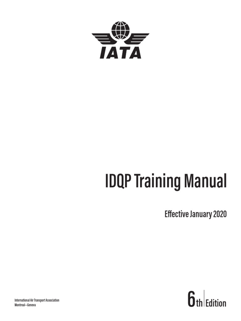 IDQP 2020 Training Manual 6th Ed | PDF | Water Purification | Disinfectant