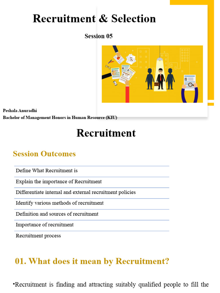 Recruitment and Selection Process Overview | PDF | Recruitment | Employment