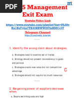 Exit Exam Course For Management Department | PDF | Goal | Resource