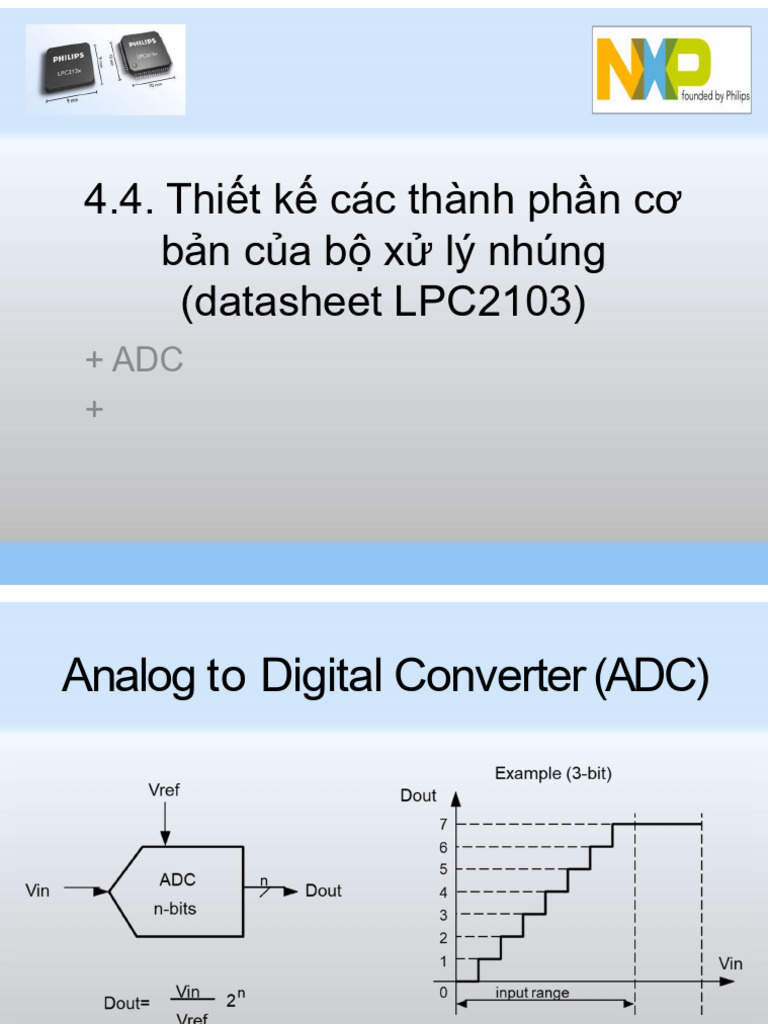 7_lpc2103_ADC | PDF | Analog To Digital Converter | Telecommunications Engineering
