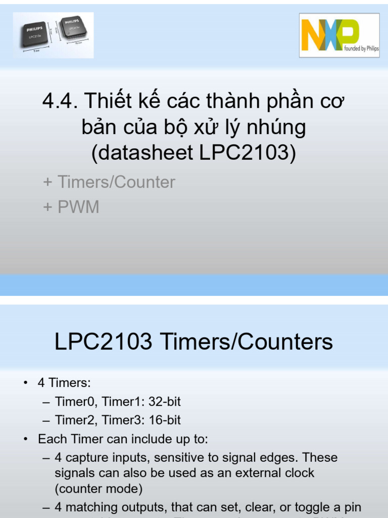 4 lpc2103 TimersCounterPWM | Download Free PDF | Timer | Computer Hardware