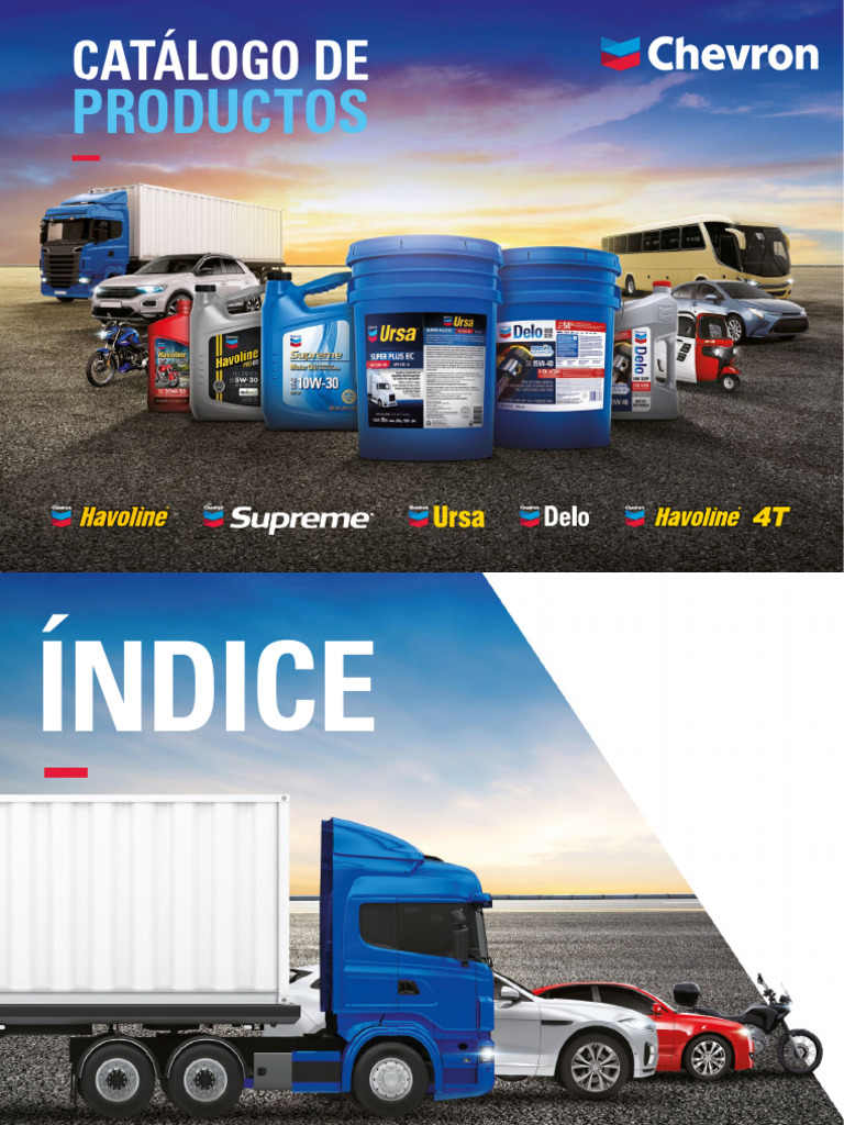 Catálogo Chevron 2024 | PDF | Lubricante | Gasolina