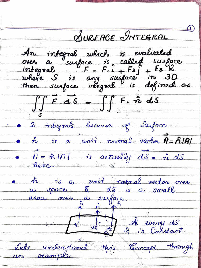 Surface Integral | PDF