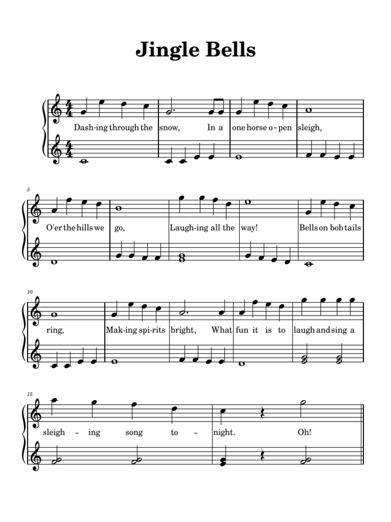 Jingle Bells Sheet Music | PDF