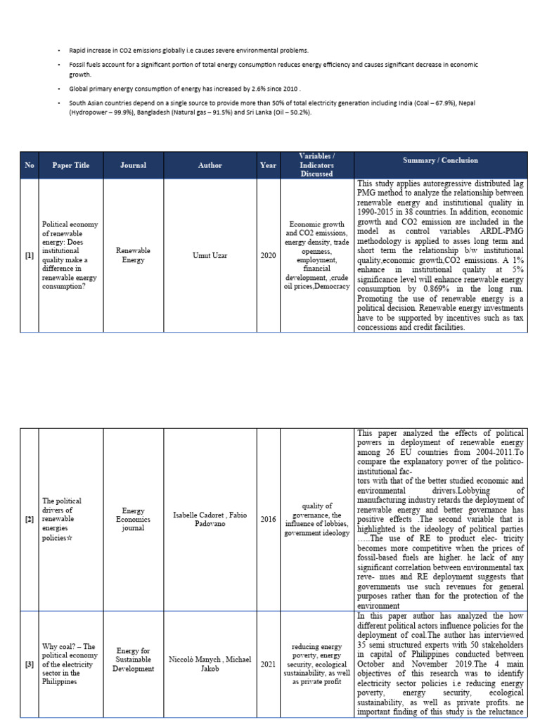 Data Matrix Example | PDF | Renewable Energy | Sustainability