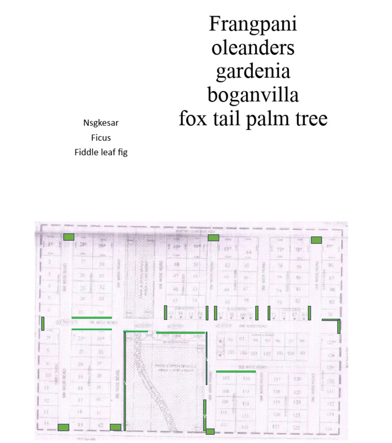 Tree Plan Layout | PDF