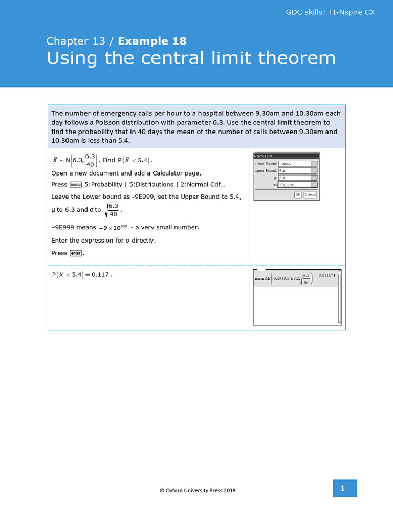 Central Limit Theorem: Poisson Distribution Analysis | PDF