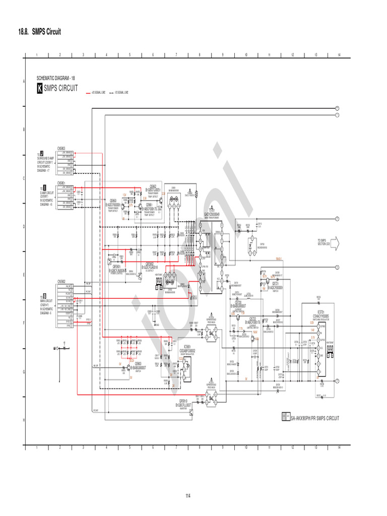 SMPS Circuit Schematic Diagram | PDF | Electrical Engineering | Electricity
