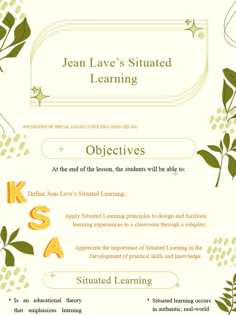 Jean Lave Implications (Wednesday) | PDF