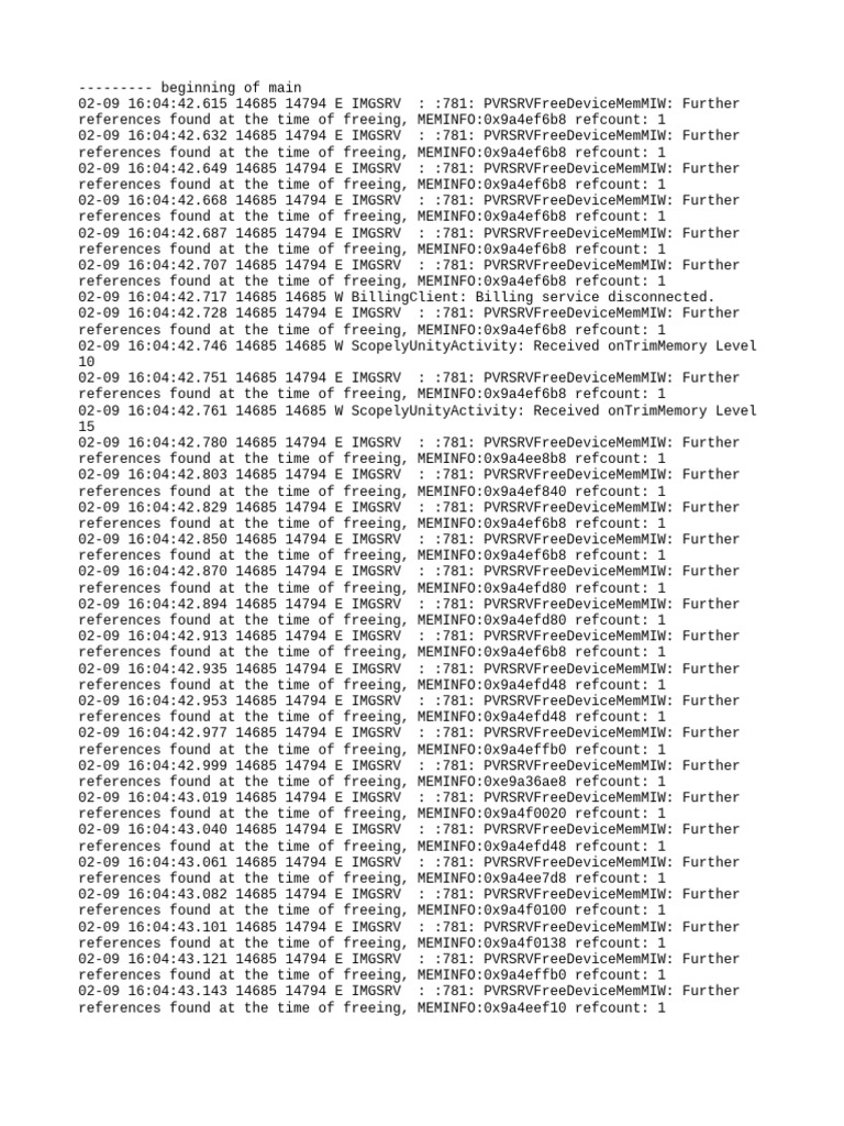 Fall Buddies Memory Management Issues | PDF