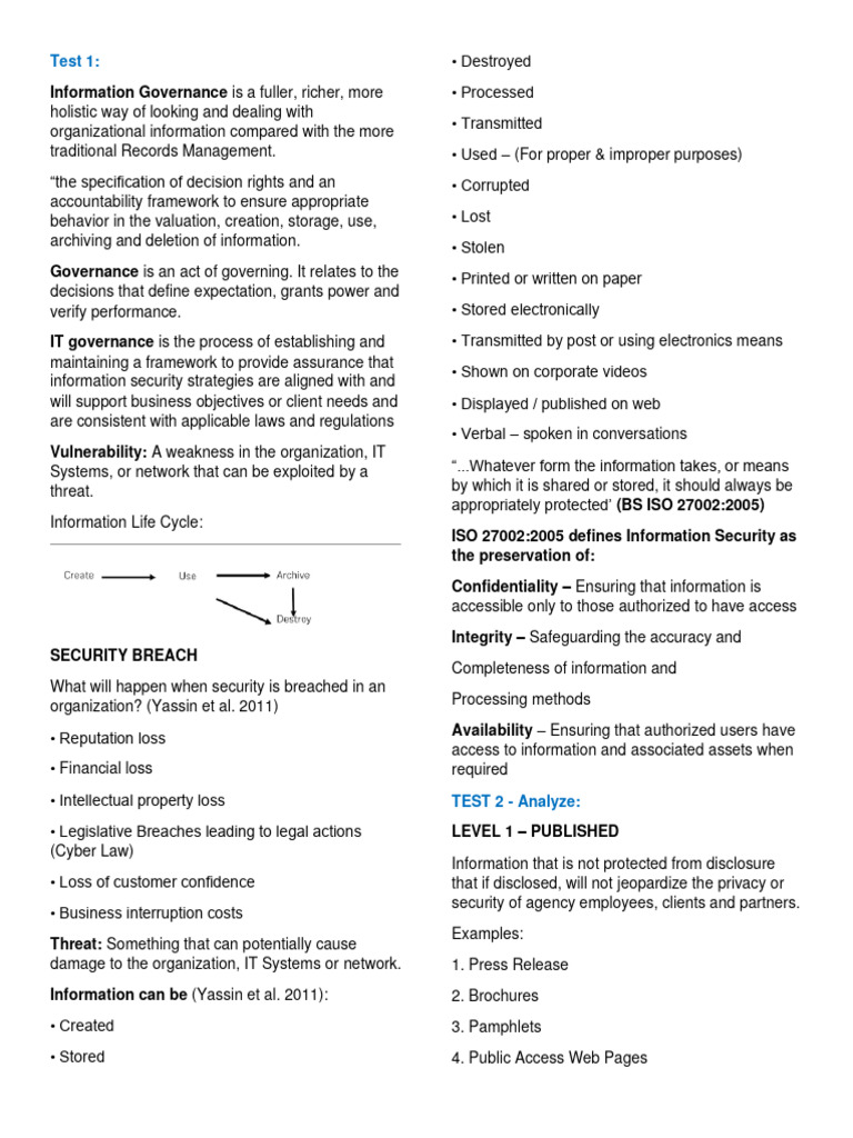 SIA Reviewer Finals | PDF | Security | Computer Security