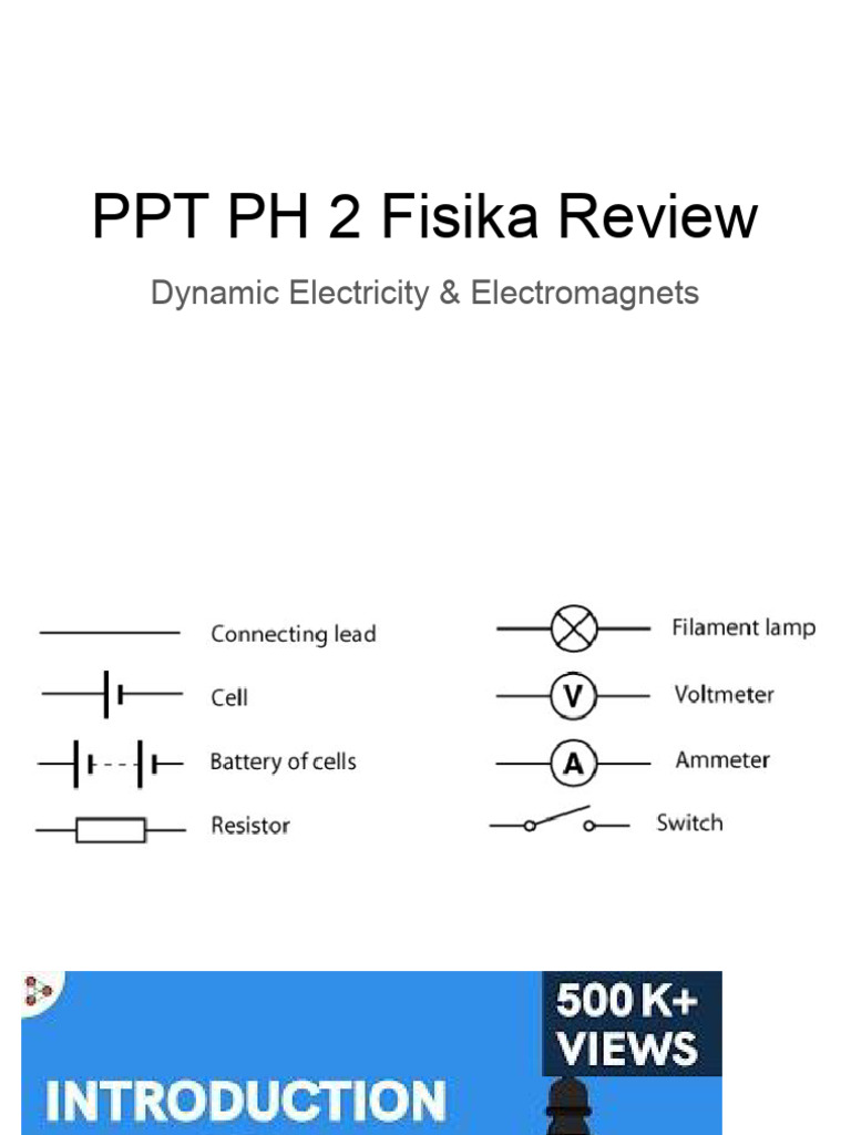 Dynamic Electricity & Magnetism Review | PDF | Electric Current | Voltage