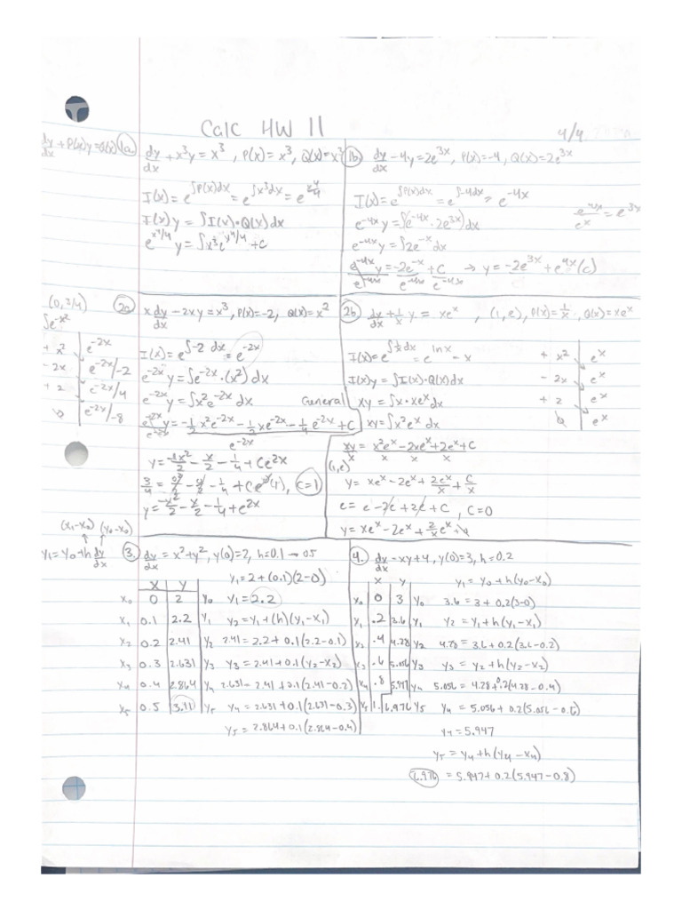 Calc HW 11 | PDF