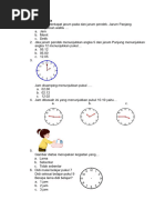 Gabungan Soal Jam Kelas 2 | PDF