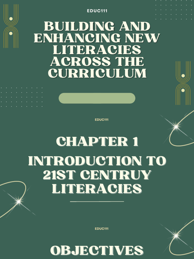 CHAPTER 1 - INTRODUCTION TO NEW LITERACIES | PDF | Literacy | Word
