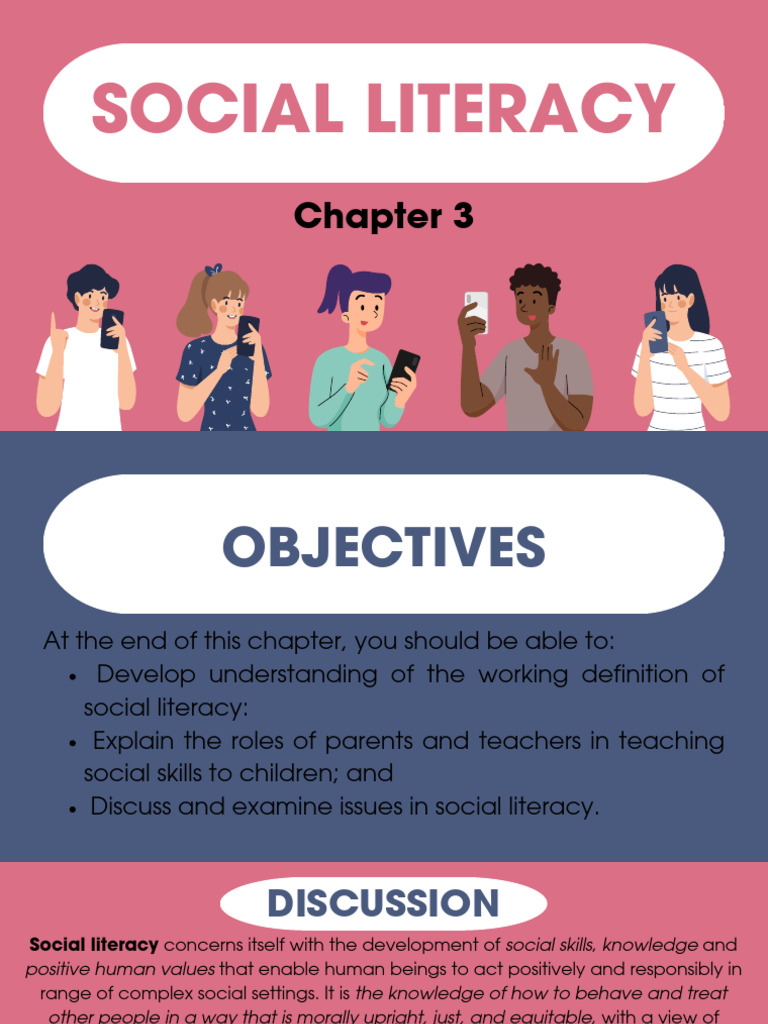 Understanding Social Literacy Skills | PDF | Morality | Nonverbal ...