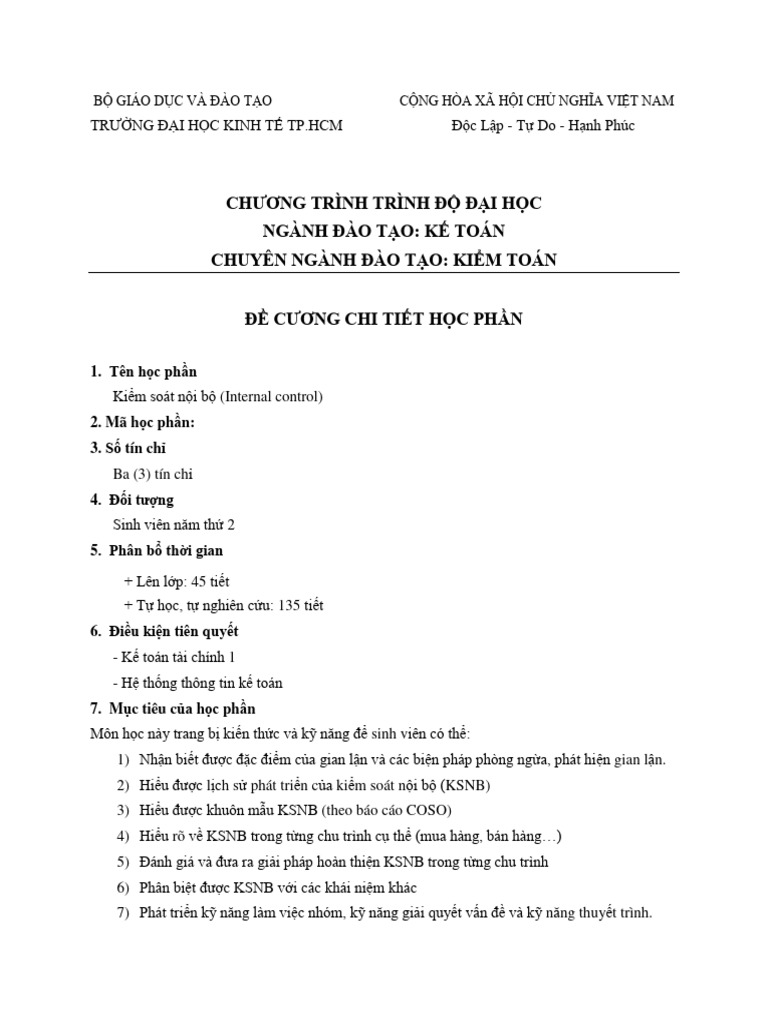 De Cuong - KSNB | PDF