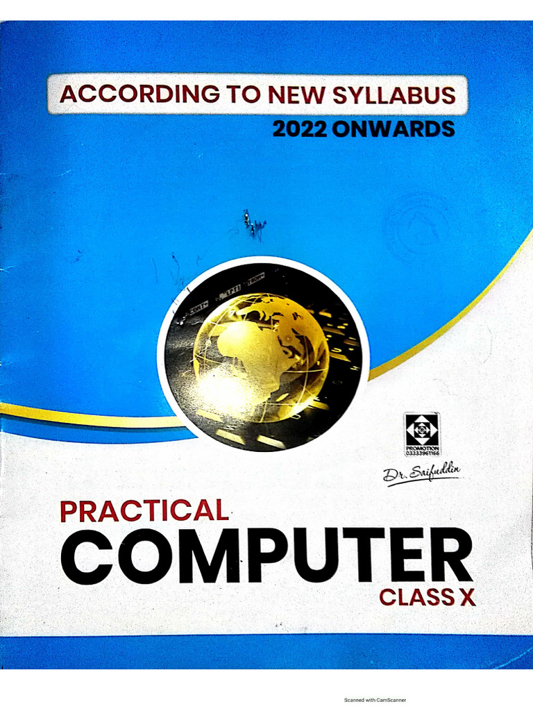 Computer Practical Book 10th PDF | PDF