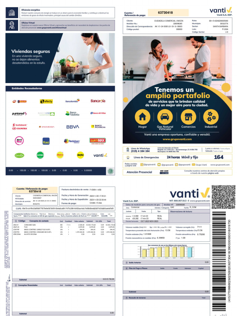 Ciudadela Comercial Unicen 338998385 AK 15 124 0030 L01 I01 01 00003 000000 0011510246200005000 ...