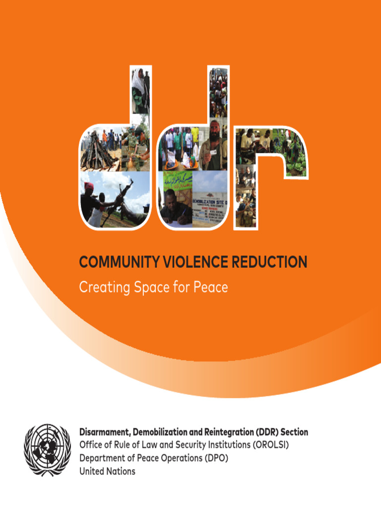 DDR and CVR Creating Space For Peace | PDF | United Nations ...